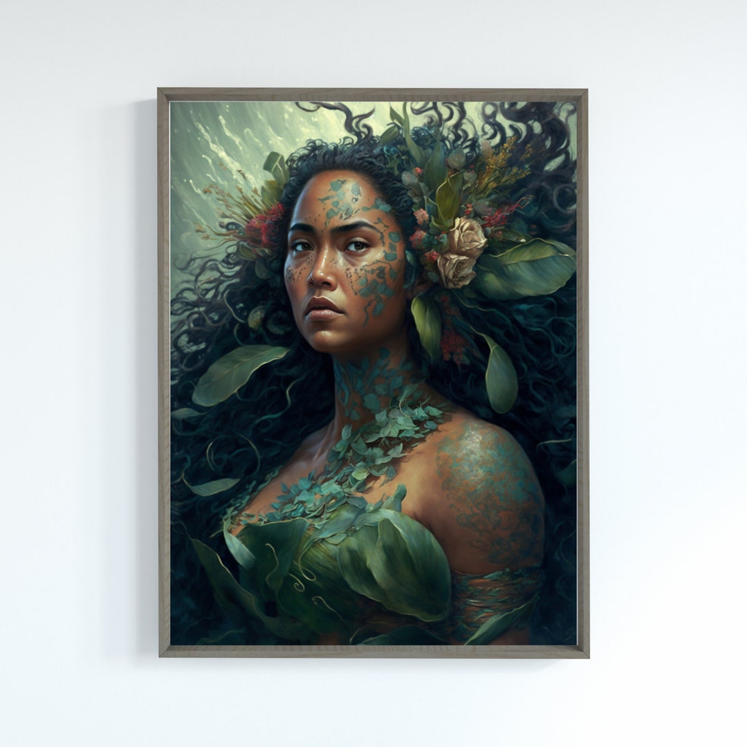 Earth Goddess Wall Art Nature Print Gifts for Her Gifts for Teens ...