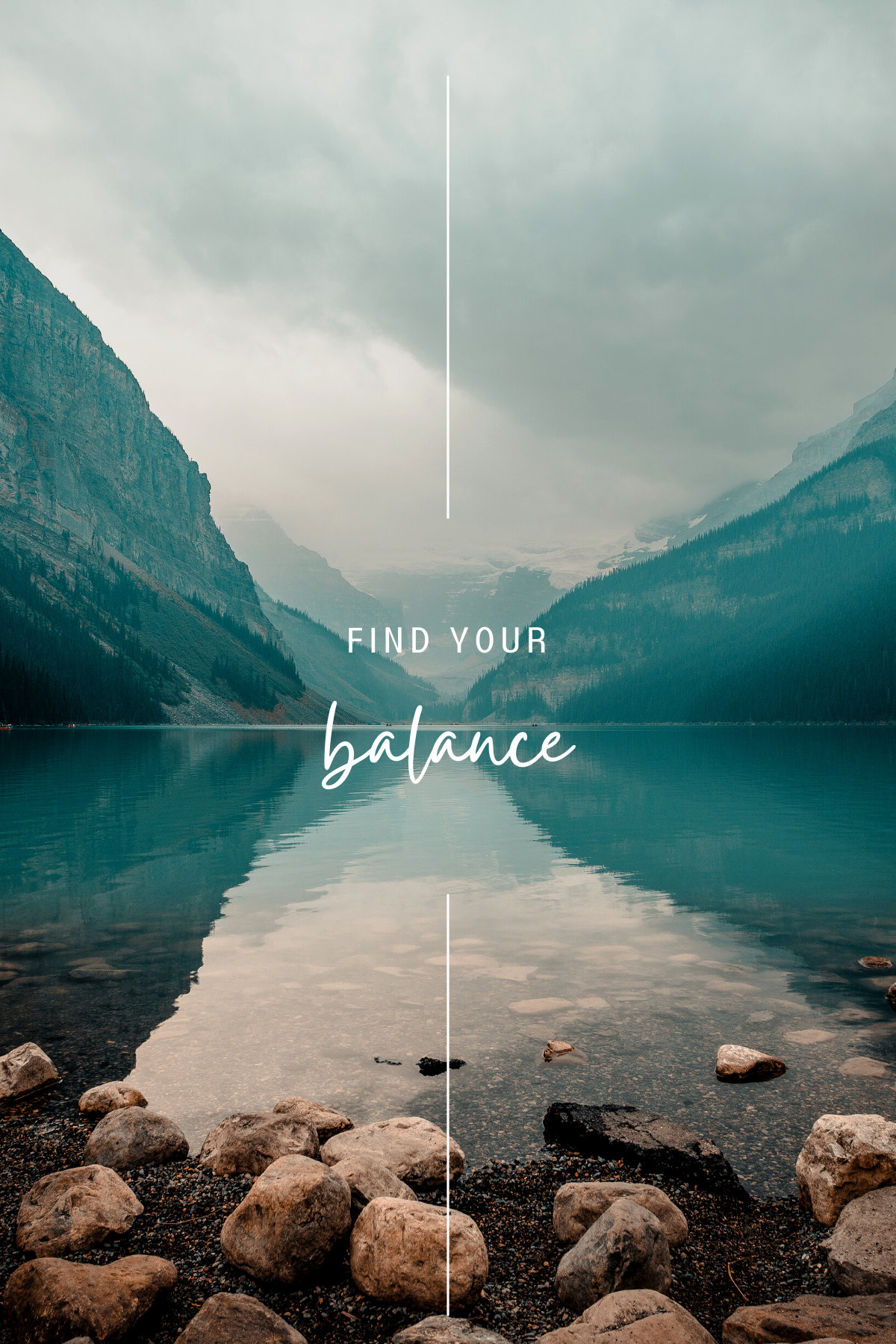Balance Inspirational Poster Printable Wall Art Home Decor ...