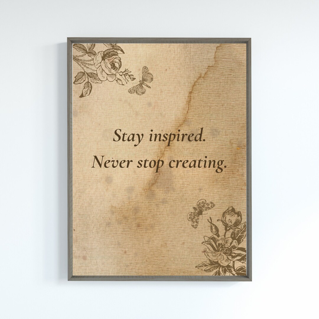 Inspire Inspirational Poster Printable Wall Art Home Decor ...