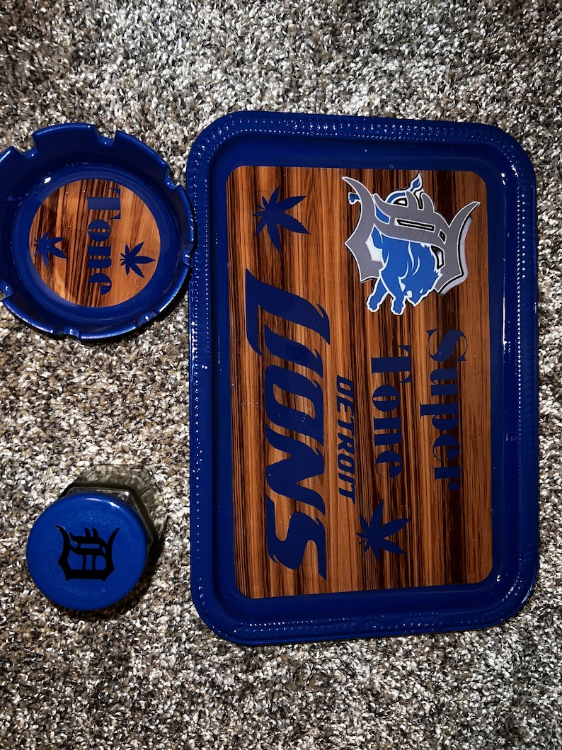 3pc Sports Team Rolling Tray Set - You Pick the Team - Etsy