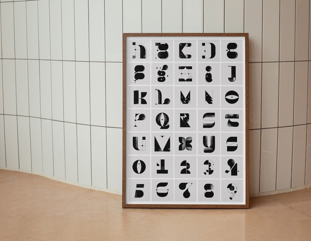 Typo Poster Print Giclée Fine Art Prints - Etsy