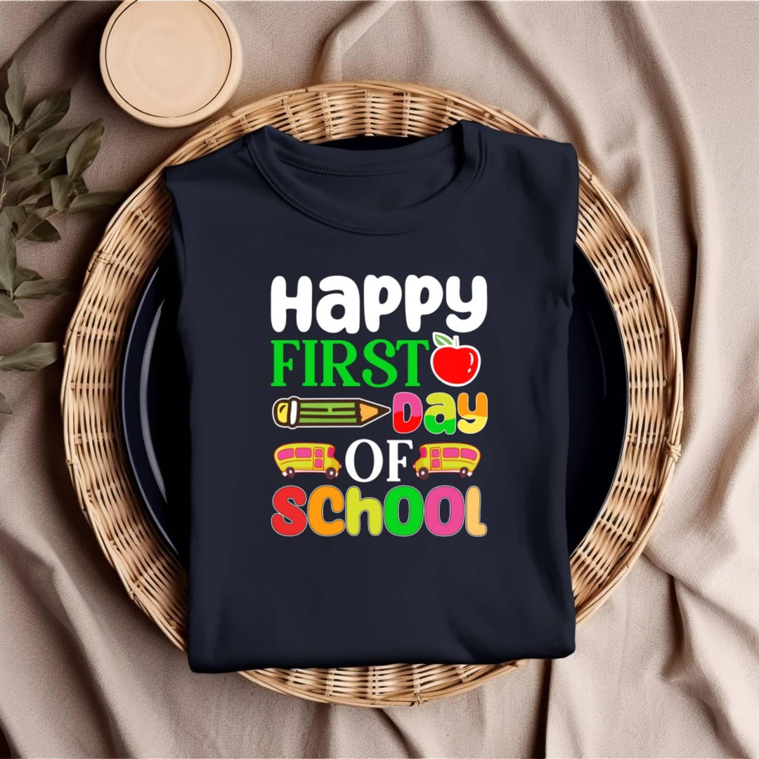 Happy First Day of School PNG, Back to School Svg, Teacher First Day ...
