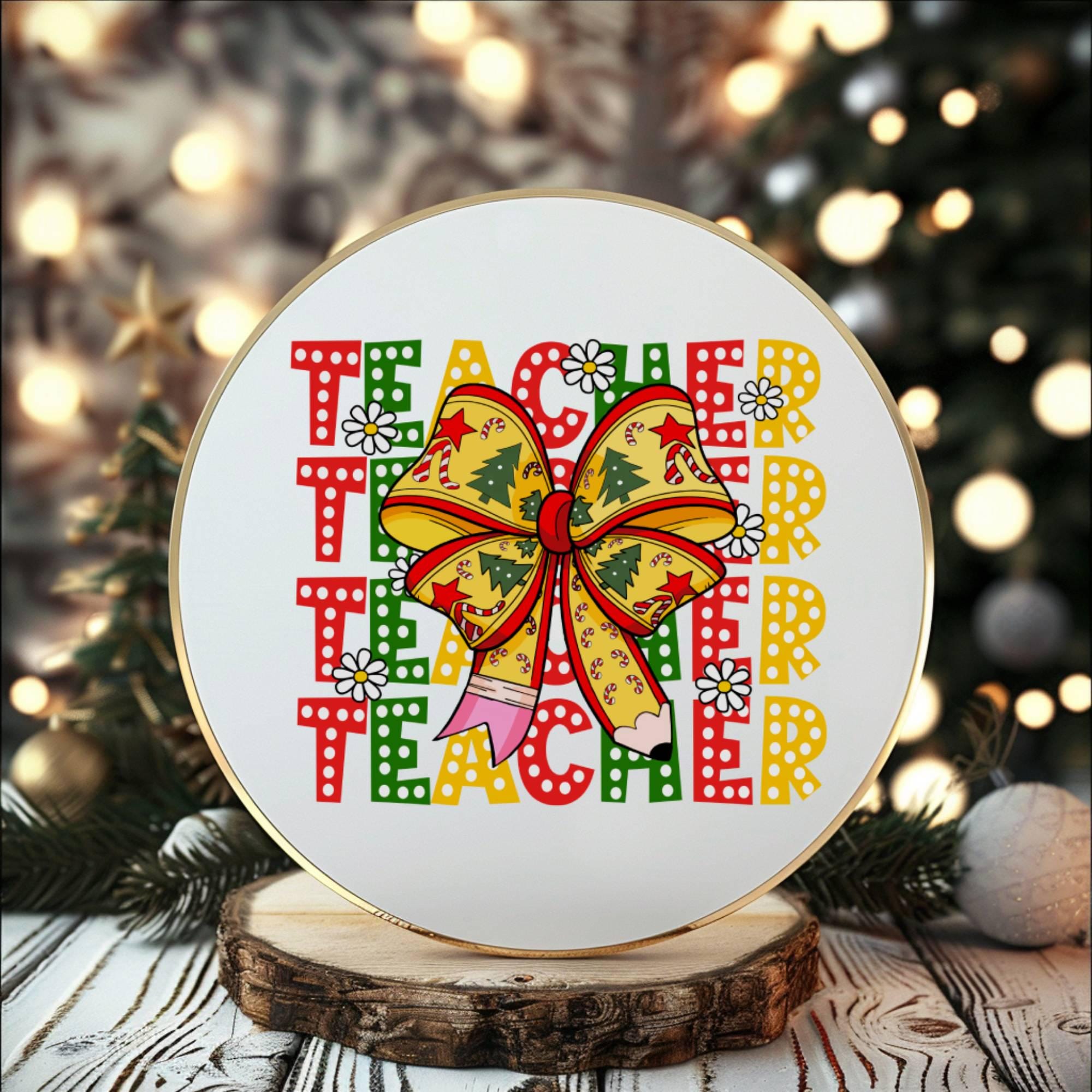 One Merry Teacher PNG, Gingerbread Teacher Christmas, I Teach the ...