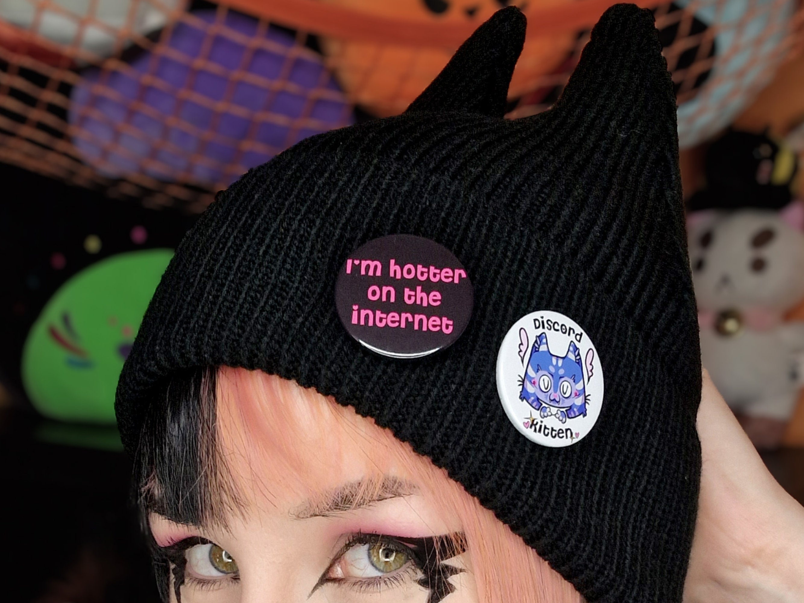 Discord Kitten Uwu Button Badge Cat Logo Gamer Accessory - Etsy