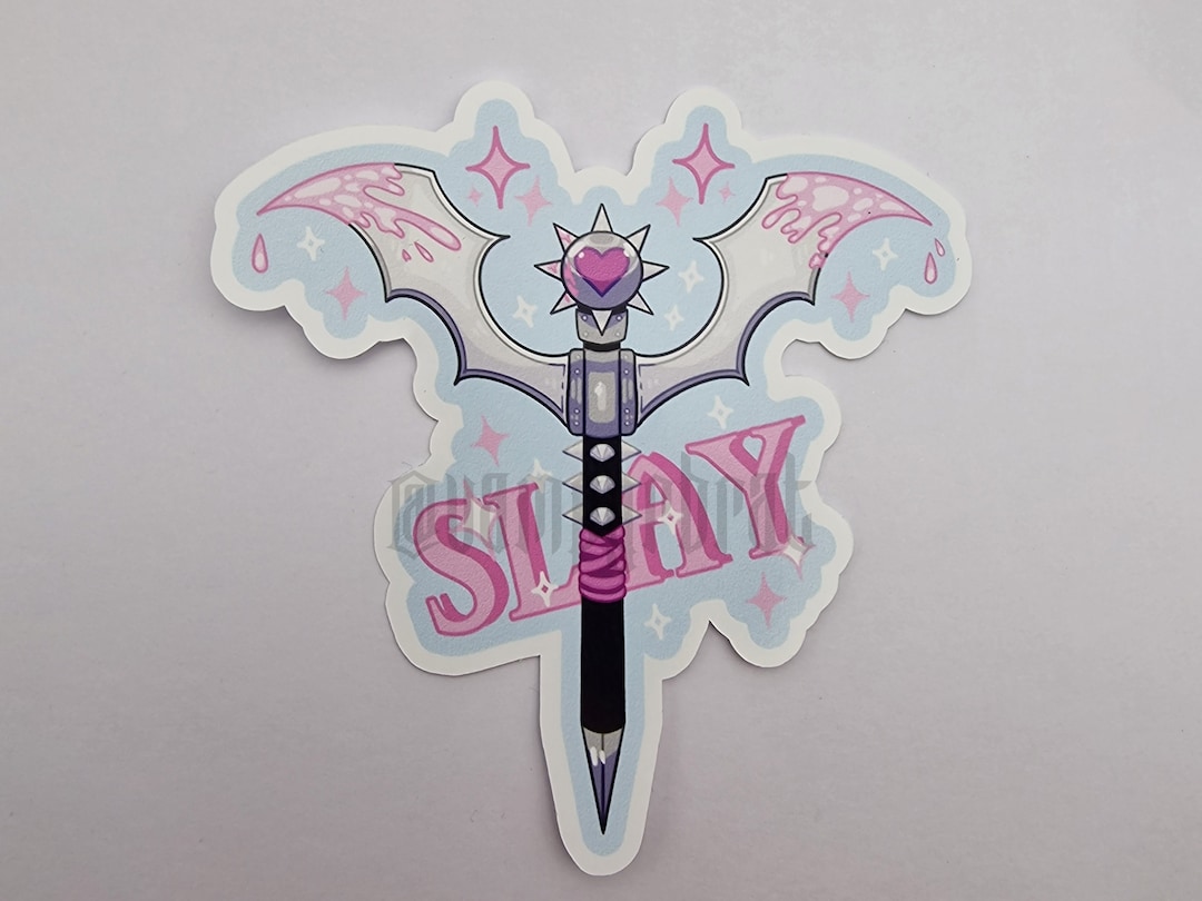 Pastel Goth Slay Sticker - Kawaii E-girl Aesthetic - Etsy