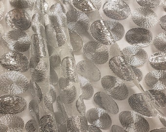 Metallic Sheer Fabric | Etsy
