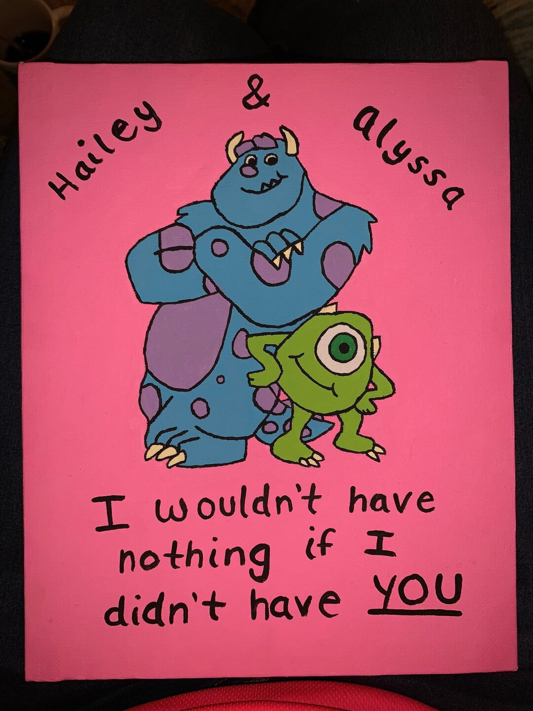 Monsters Inc Besties Painting. - Etsy