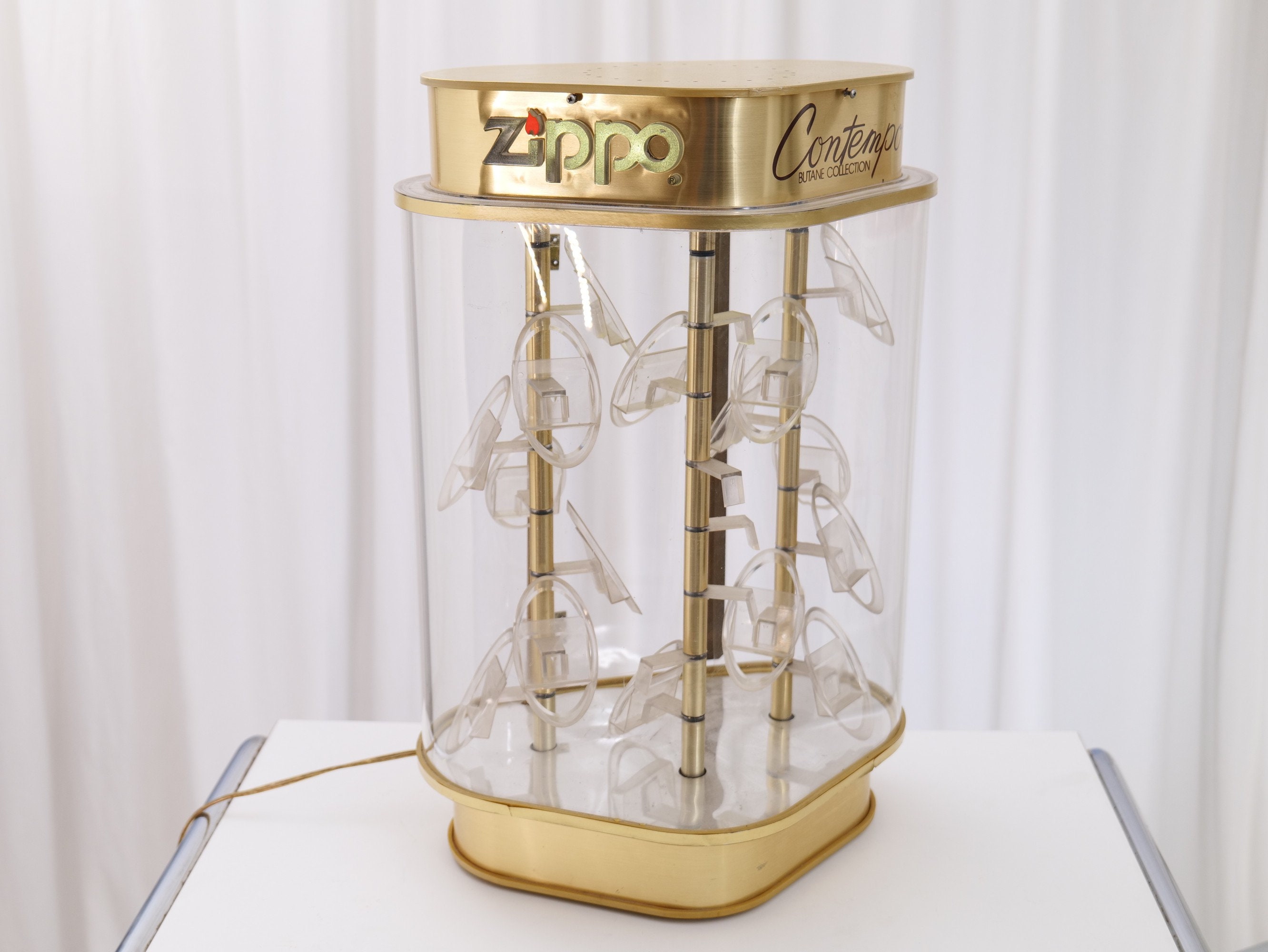 Vintage Shop Display Case of Zippo Contempo Lighters Very - Etsy