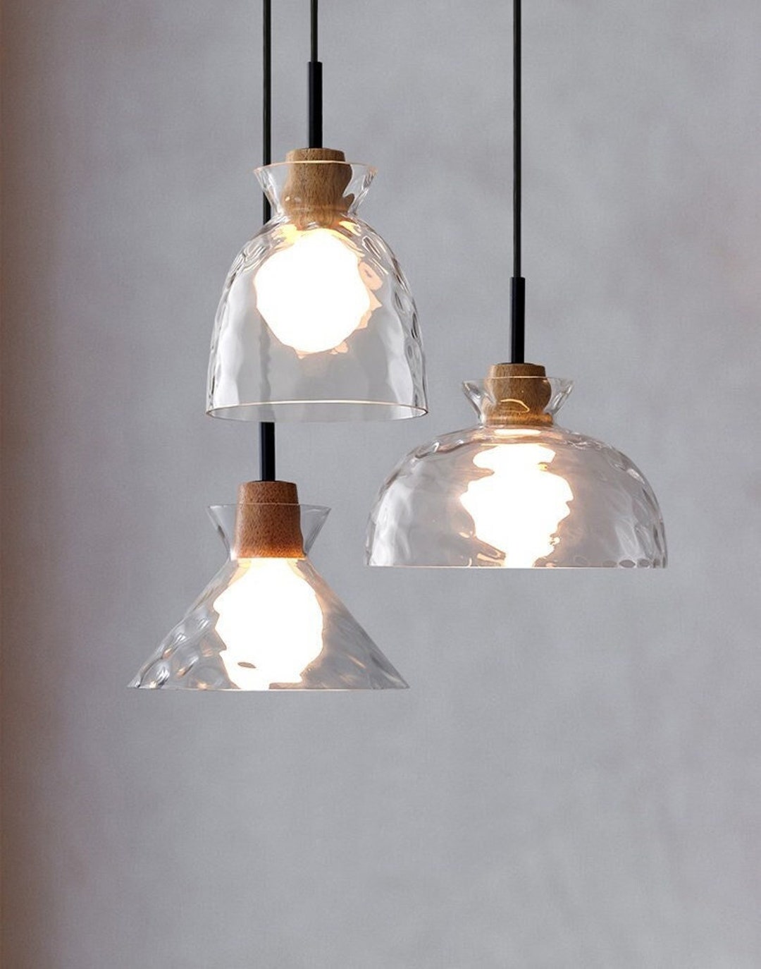 Pendant Lighting, Glass Lampshade, Modern Lamp - Etsy