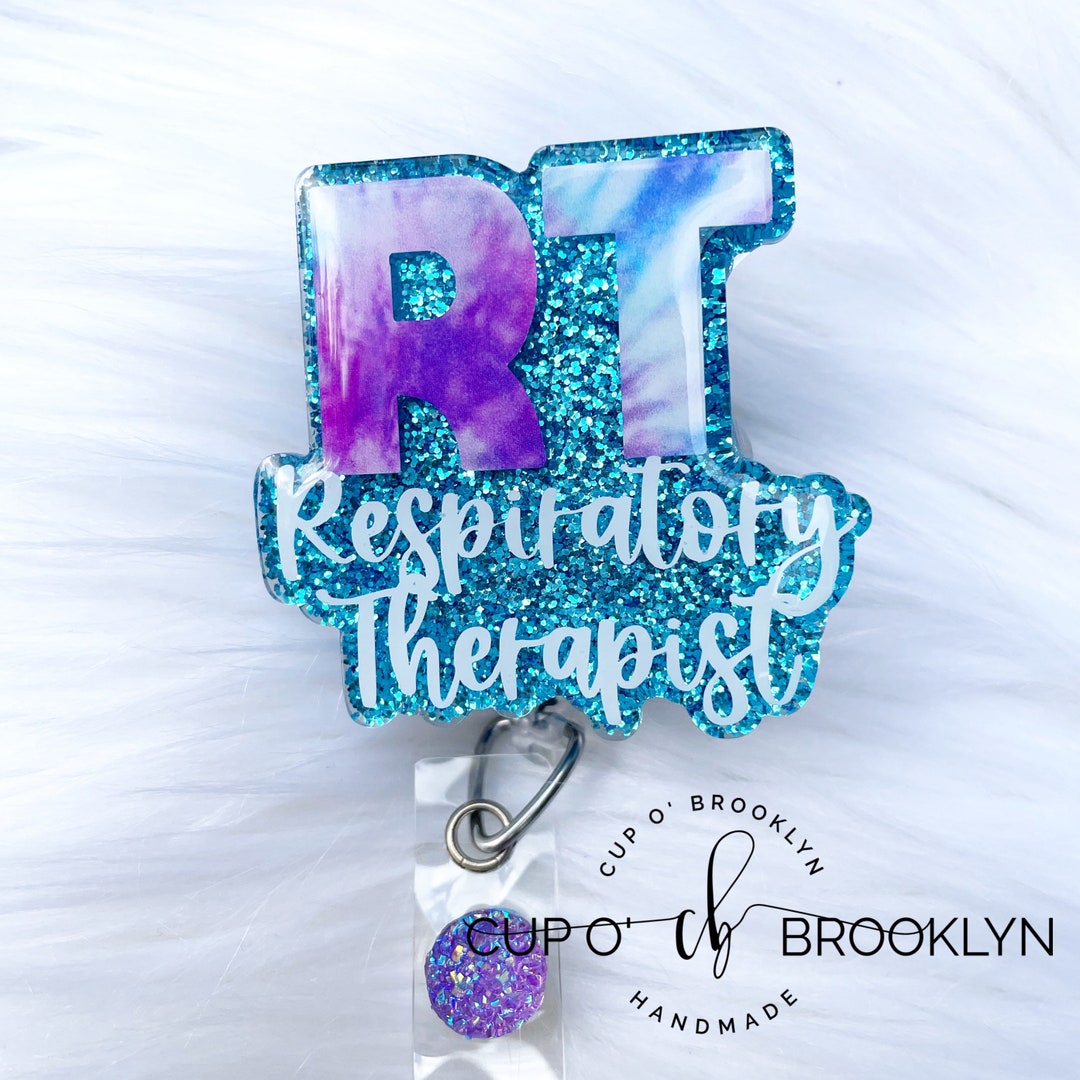 Respiratory Therapist Badge Reel RT Badge Reel Medical Badge Reel Nurse ...