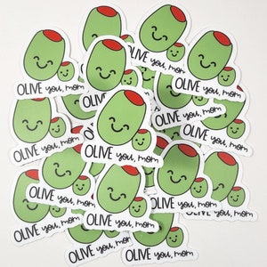 Mom Stickers | You're the Zest | You're the Berry Best Mom | Olive You ...