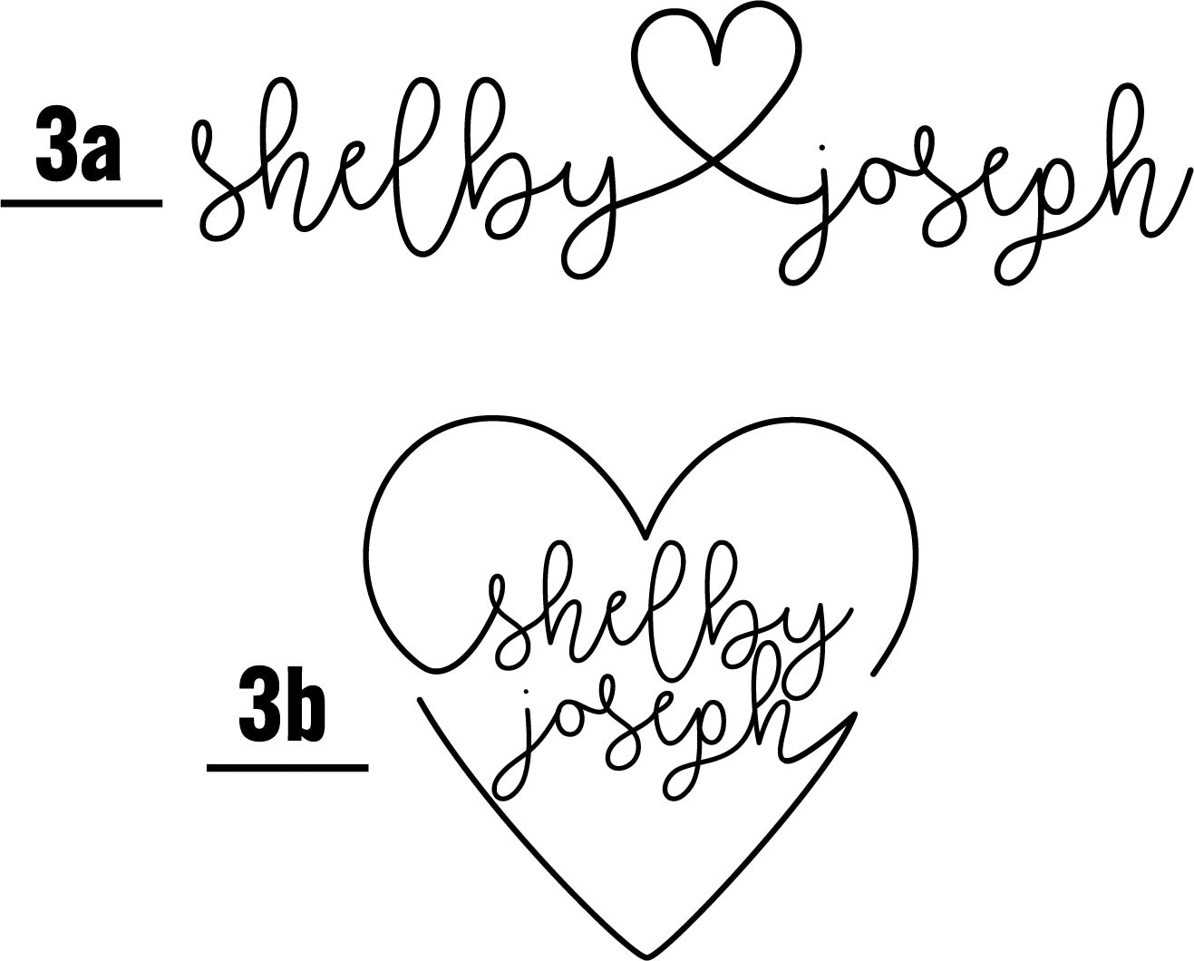 Custom Couples Name & Heart | Digital File | Valentines Day ...