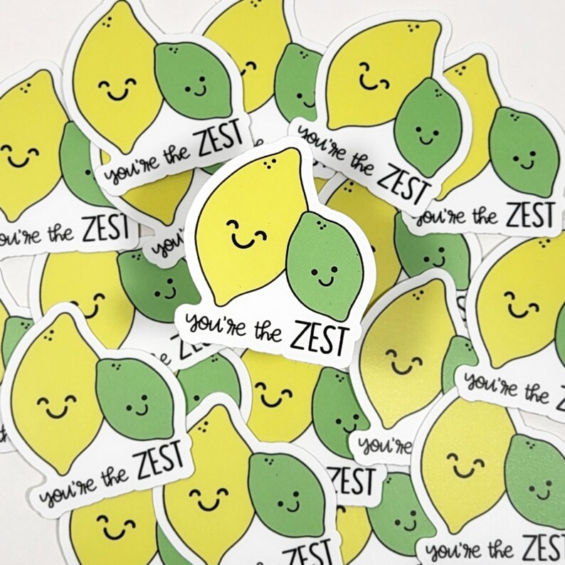 Mom Stickers | You're the Zest | You're the Berry Best Mom | Olive You ...