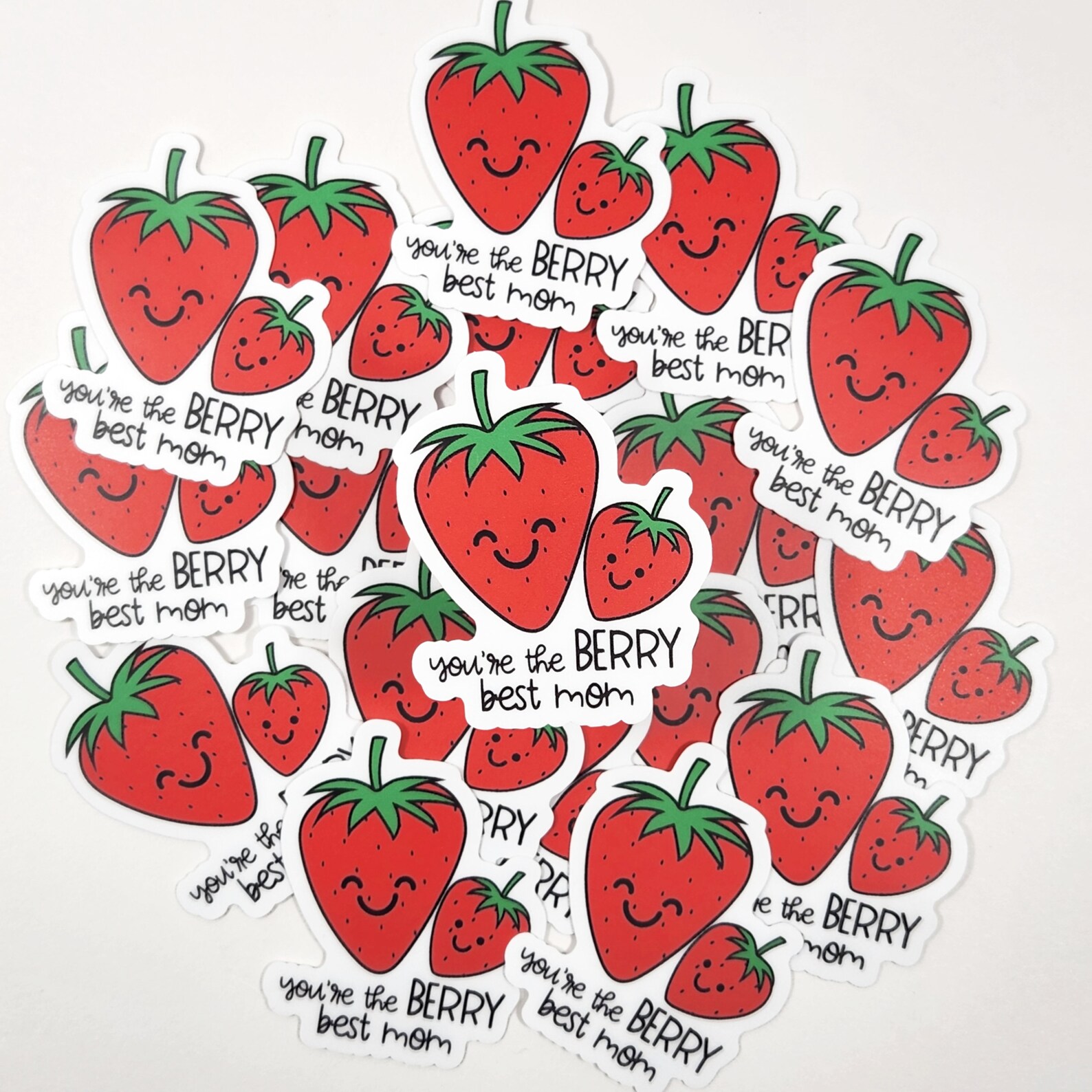 Mom Stickers | You're the Zest | You're the Berry Best Mom | Olive You ...