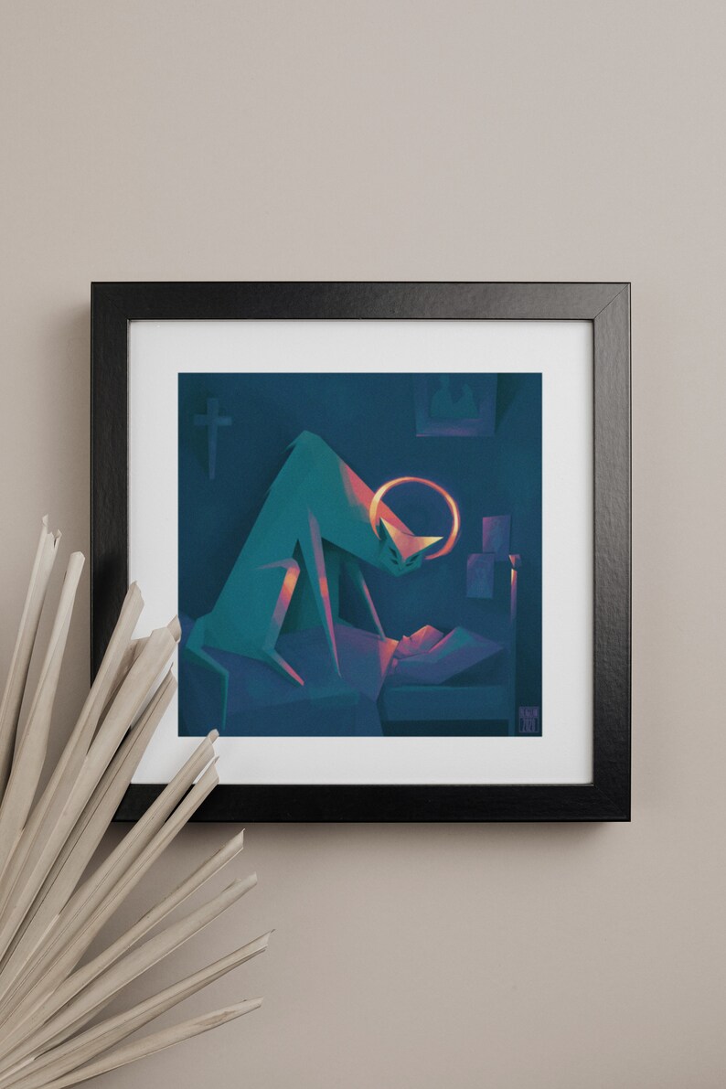 La Pesanta Art Print - Etsy