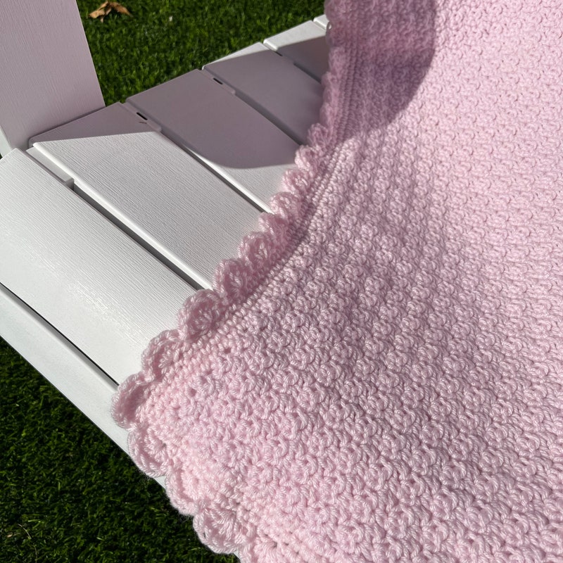 Pink Baby Afghan - Etsy