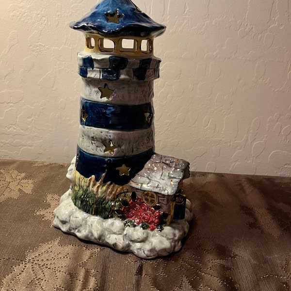 Lighthouse Candle Holder - Etsy