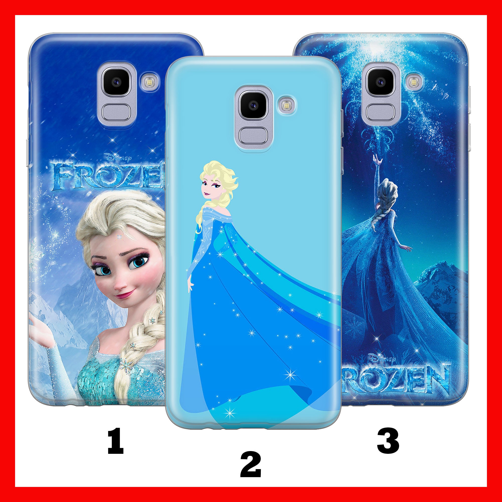 FROZEN 1 Phone Case Cover for Samsung Galaxy A3 A5 A6 A7 A8 J3 J5 J6 J7 Disney Cartoon Anna Elsa Olaf Princess Snowman Sven Ice Fun Etsy