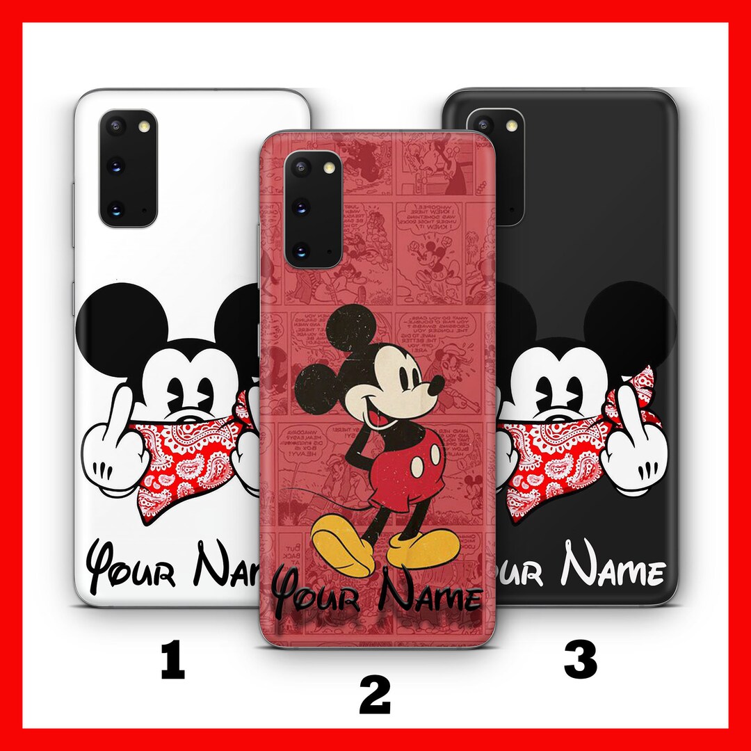 Mickey MOUSE Personalised 2 Phone Case Cover for Samsung Galaxy S20 S21 ...