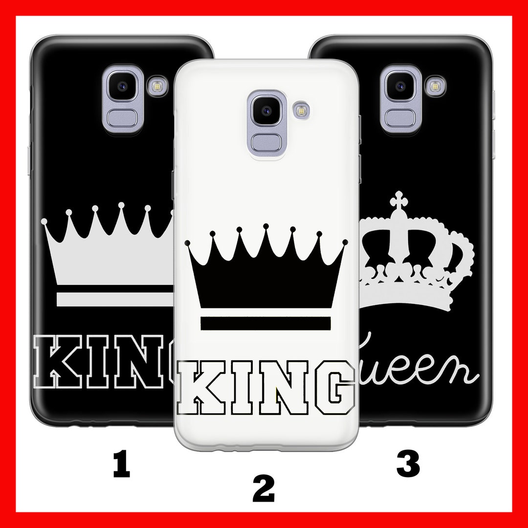 King & Queen 1 Phone Case Cover for Samsung Galaxy A3 A5 A6 A7 A8 J3 J5 ...