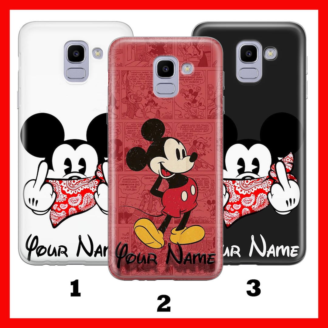Mickey MOUSE Personalised 2 Phone Case Cover for Samsung Galaxy A3 A5 ...