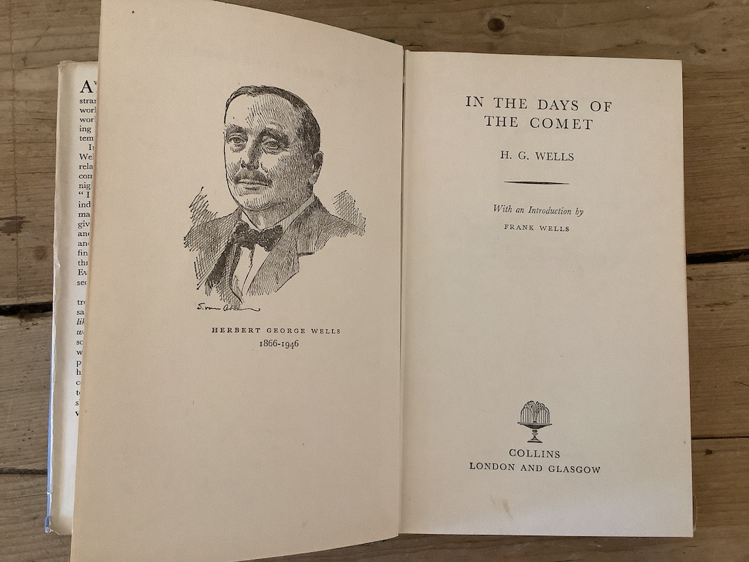 In the Days of the Comet by H.G Wells: 1956 Collins Edition. Original ...