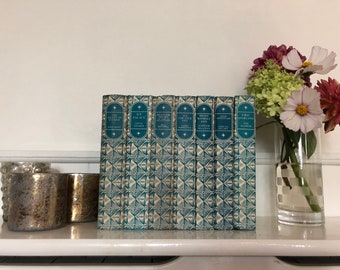 Turquoise Book Set - Etsy