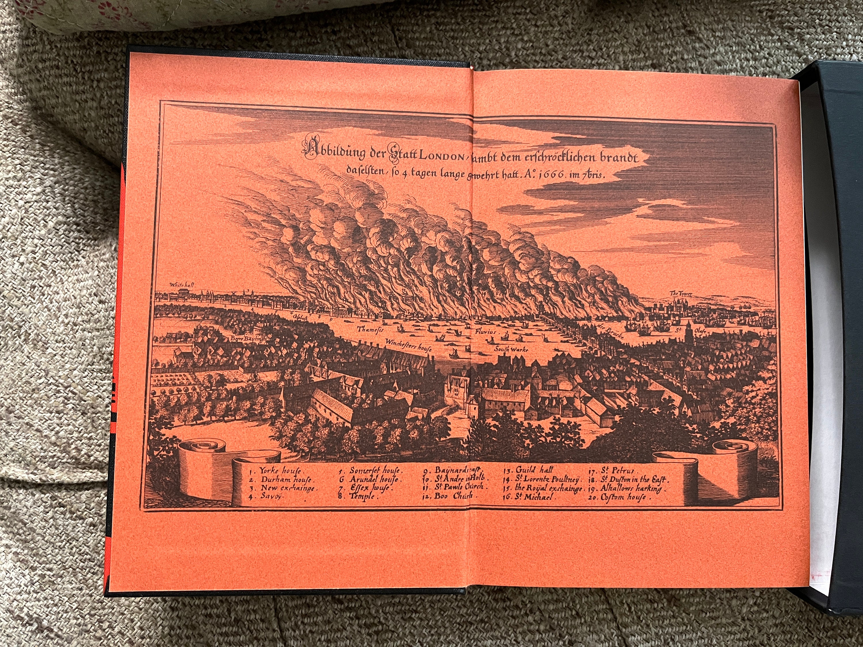 The Great Fire of London in 1666 by Walter George Bell: Near-fine ...