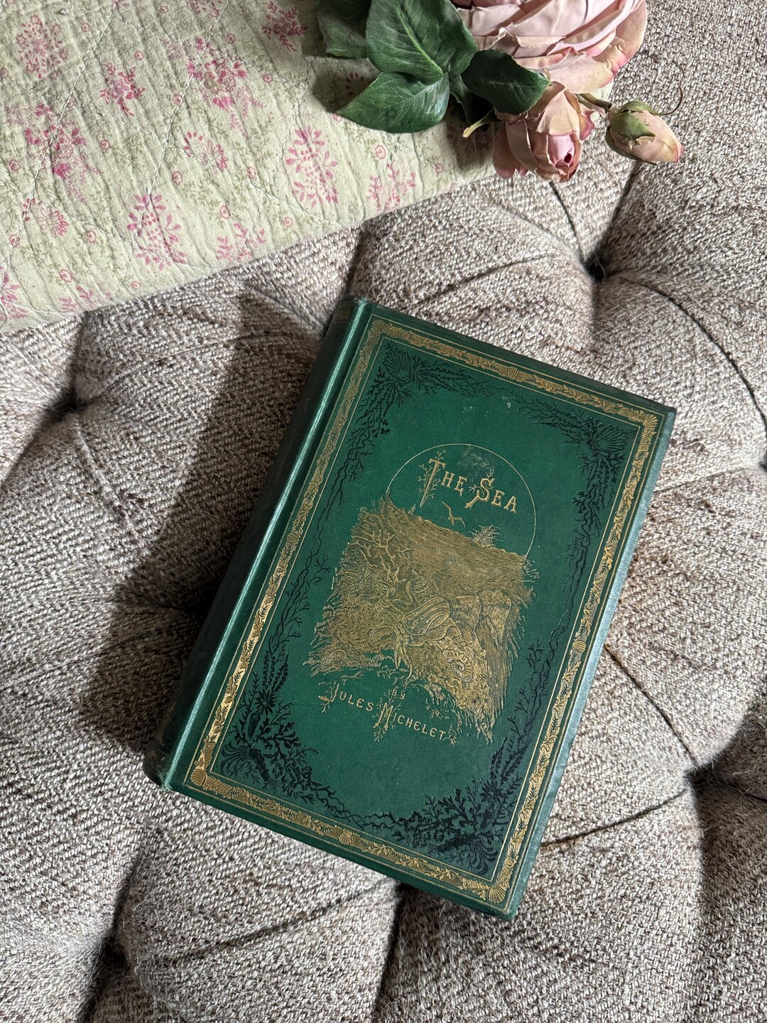 The Sea by Jules Michelet. Victorian Book. Full Page B&W Illustrations ...