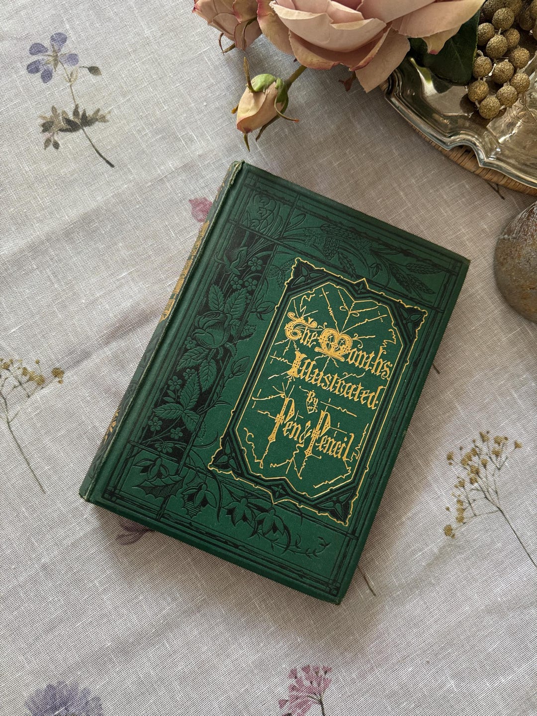 The Months Illustrated by Pen and Pencil. Beautiful Illustrated ...