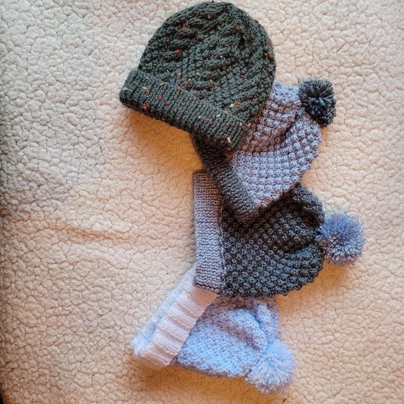 Knit Baby Hat - Etsy