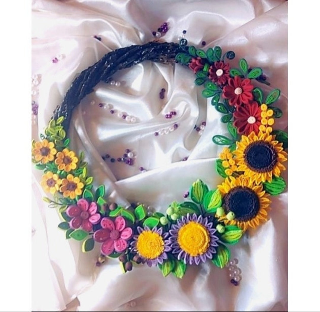 Hand Made 3D Paper Quilling Wreath Hanger - Etsy