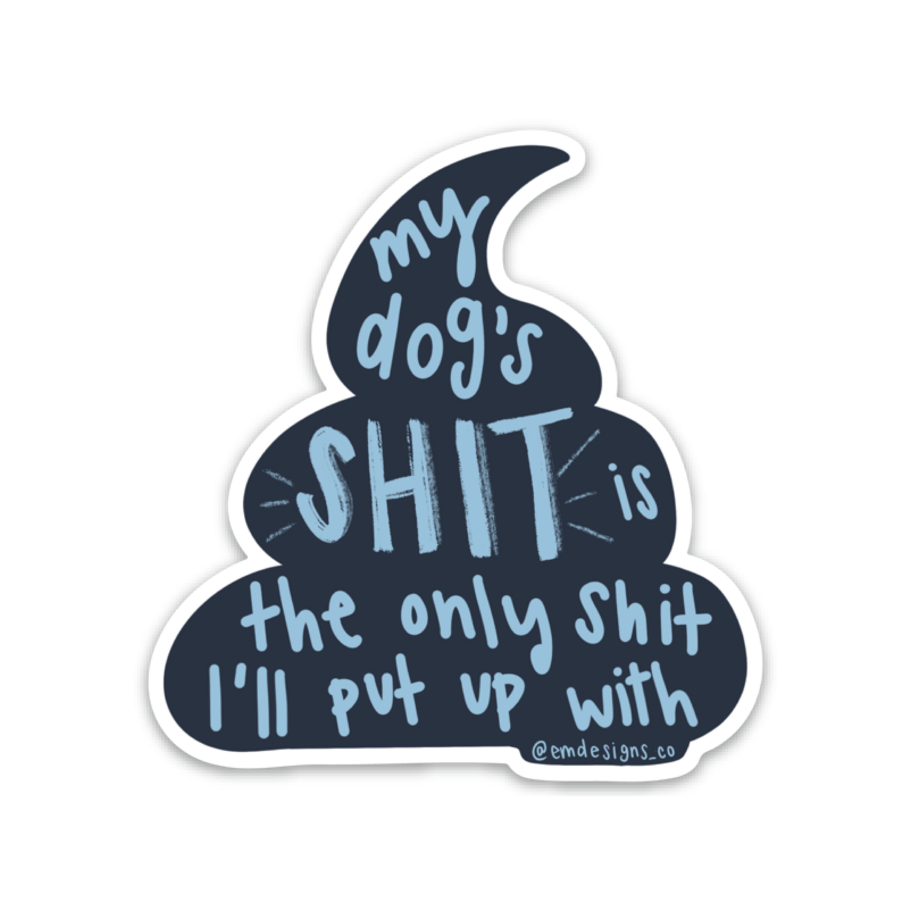 Dog Poop Sticker - Etsy