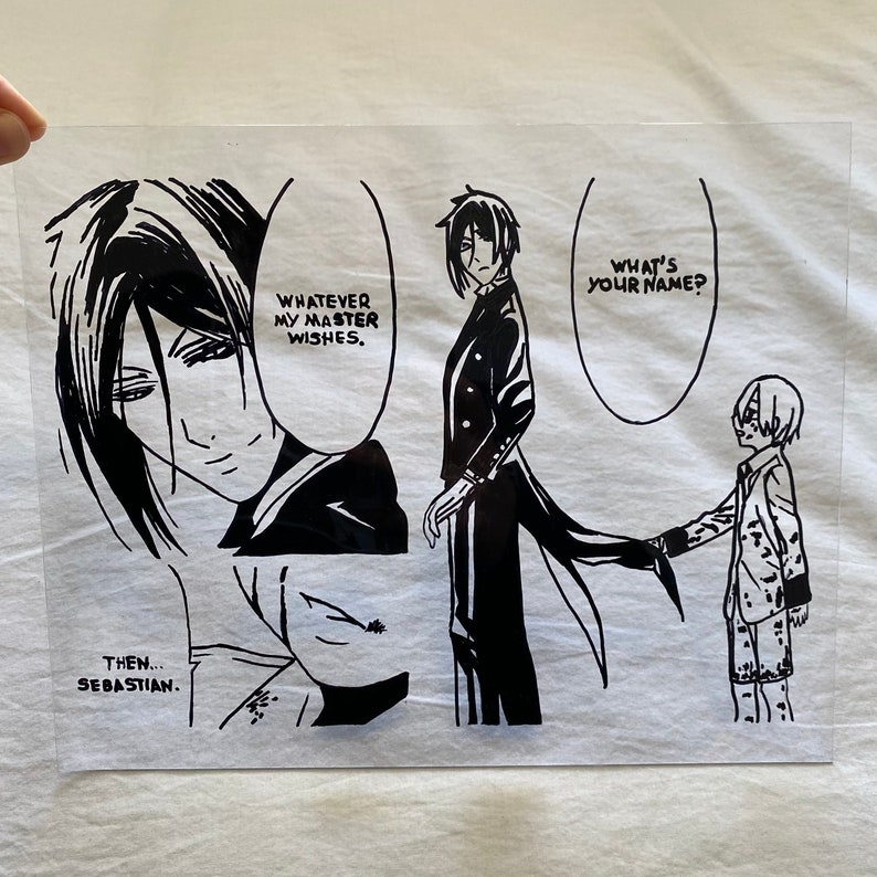 Black Butler Glass Painting - Made on Plexiglass - READ ITEM ...