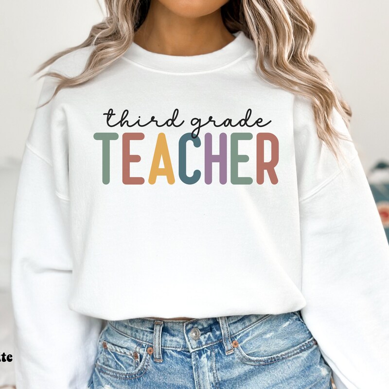 3rd Grade Teacher Shirt - Etsy