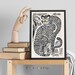 Japanese Traditional Talismanic Tiger, Japan Wall Art Edo Period Ukiyo ...
