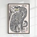 Japanese Traditional Talismanic Tiger, Japan Wall Art Edo Period Ukiyo ...