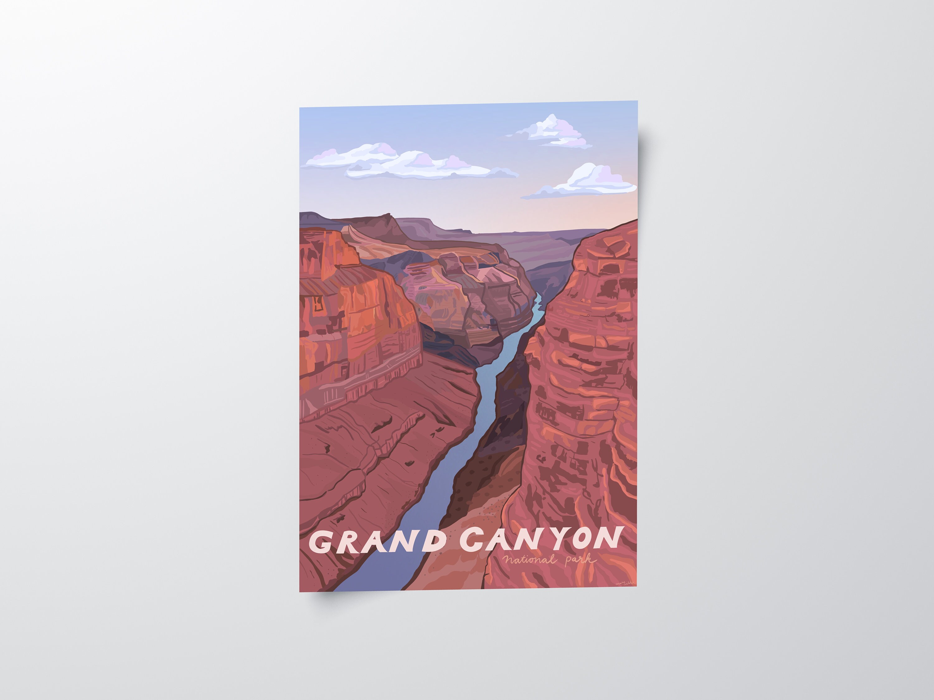Grand Canyon National Park Poster, National Parks Wall Art, Grand ...