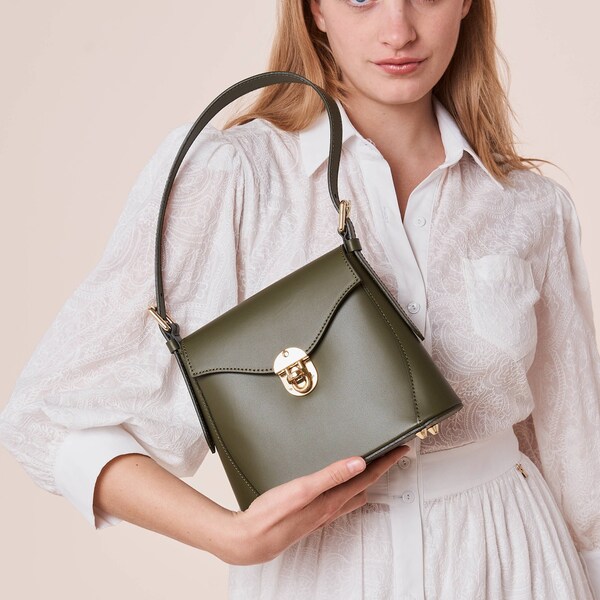 Leather Flap Bag - Etsy