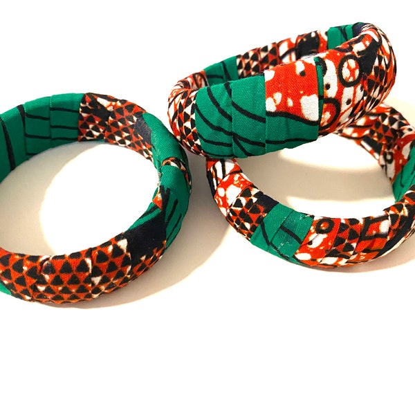 Ankara Bangles - Etsy