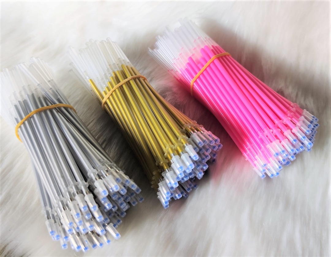 Special Edition Gel Pen Refills Pink Ink Silver Ink Gold Ink Packs of 5 ...