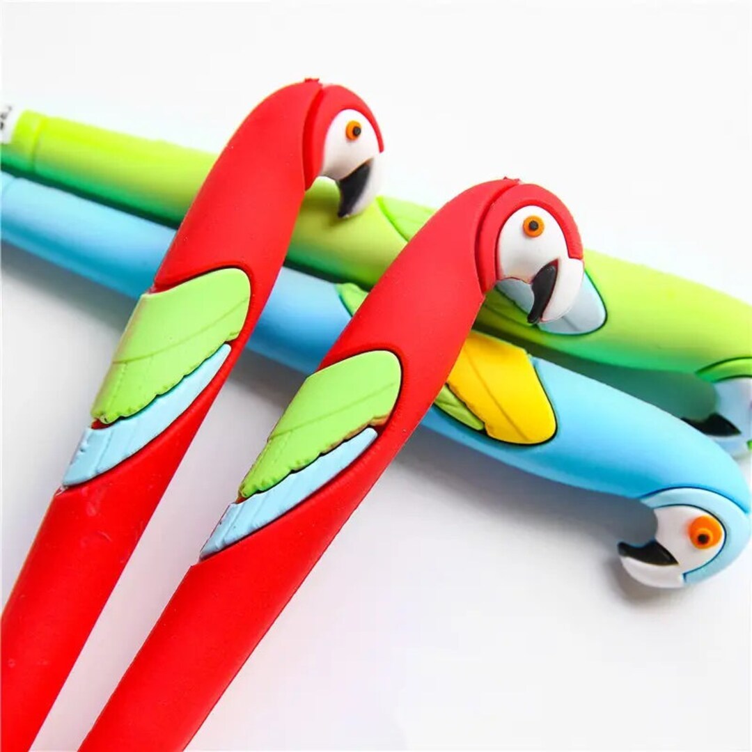 Parrot Pen Parrot Gel Pen Tropical Bird Pen Premium Quality Novelty ...