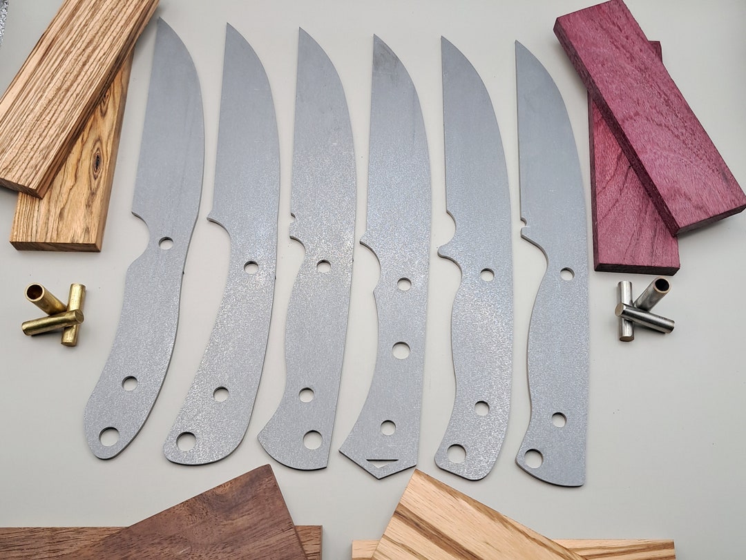 Knife Making Kit 9" Wharncliffe High Carbon Steel Blade Blank DIY ...