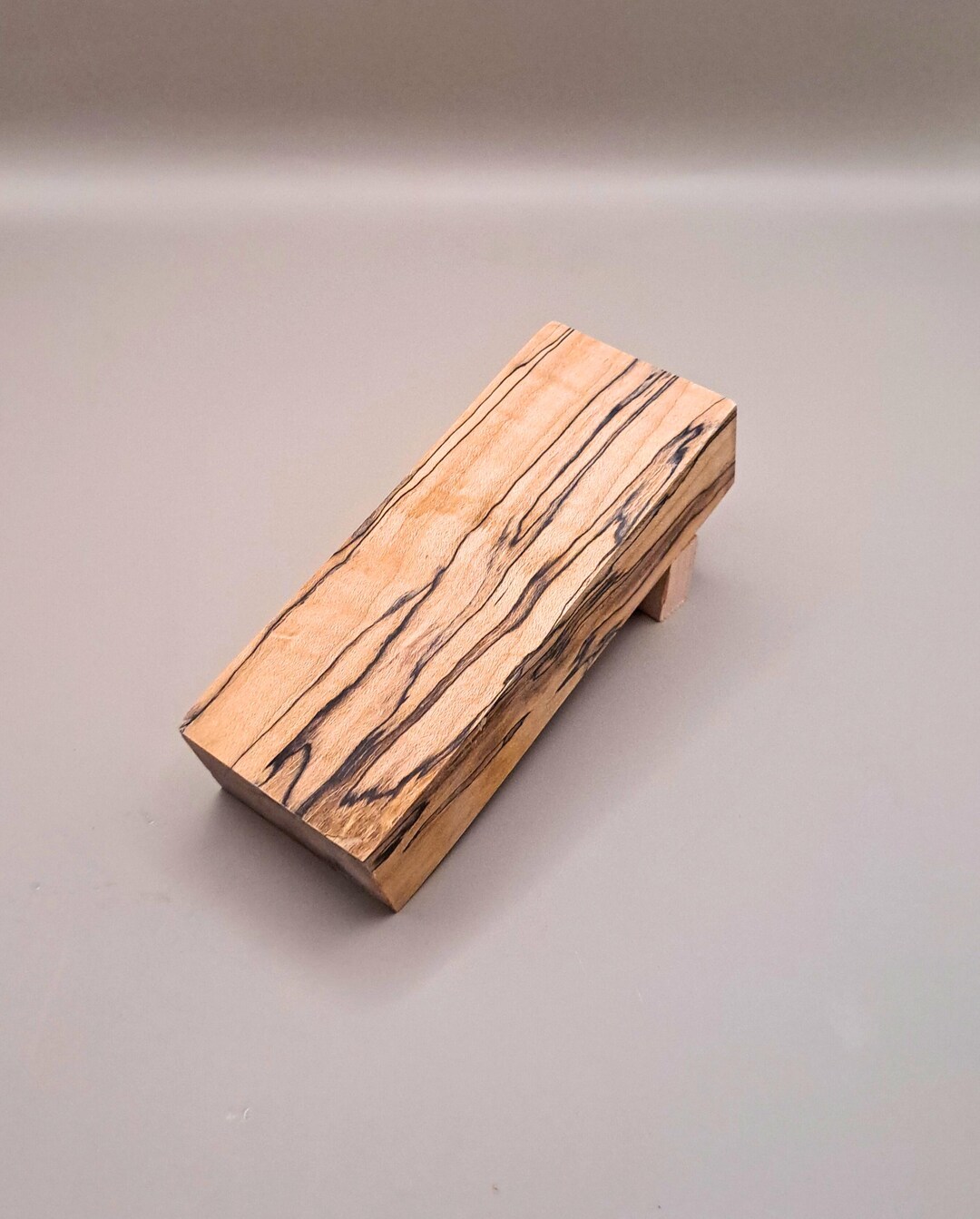 Stabilized Spalted Maple Knife Handle Block Resin Infused Wood for ...
