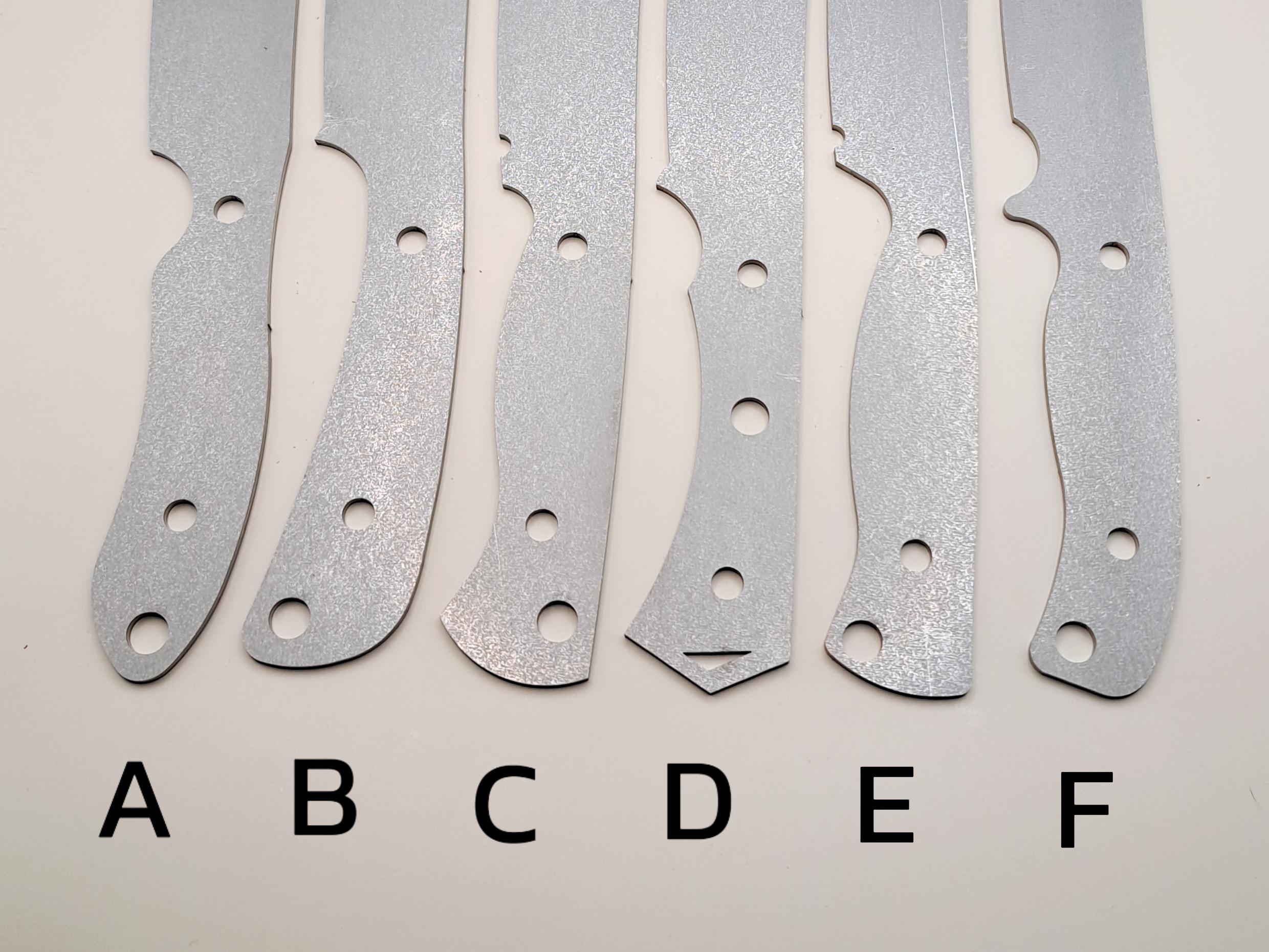 DIY Hunting Knife Making Kit: 9" Drop Point Blade, High Carbon Steel ...