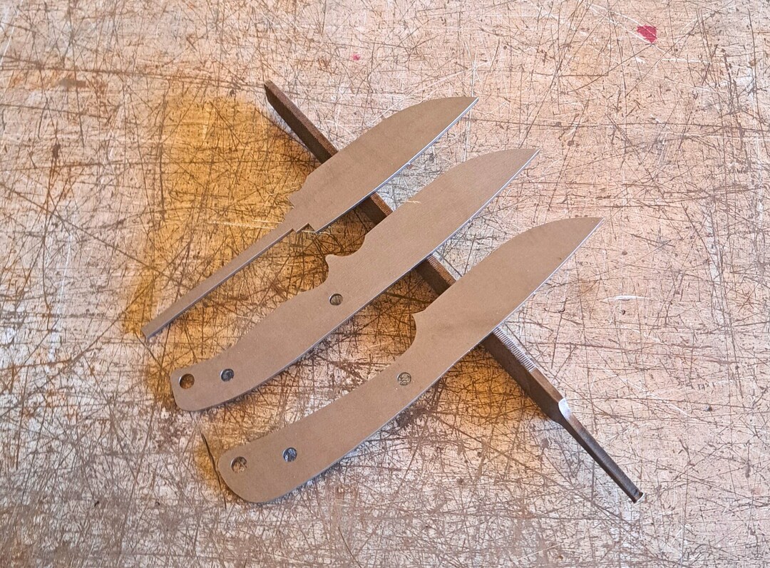 9 Drop-point, Hunting Knife, Knife Blank, Knife Making, Stainless Steel ...