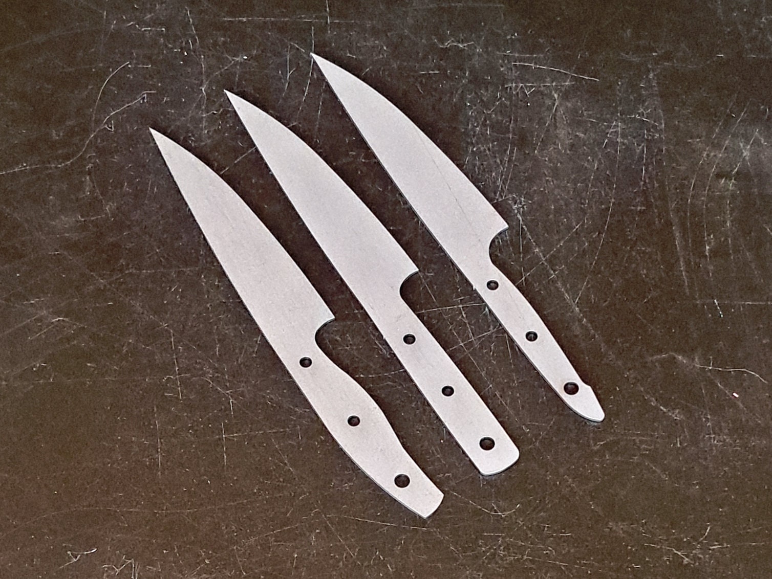 Utility Knife Blade Blank (unfinished): Stainless or High Carbon Steel ...