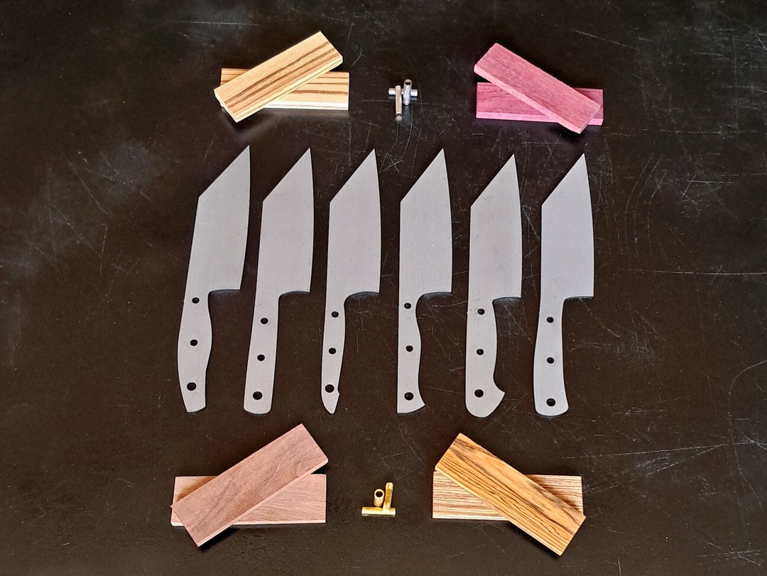 Station Knife Making Kit, Custom Kitchen Chef Knife, DIY Blade Blank ...
