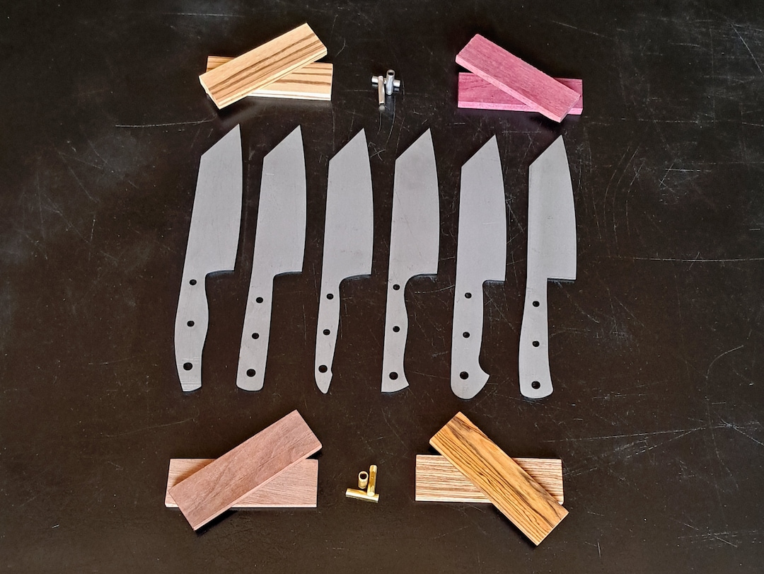 Bunka Knife Making Kit, Custom Kitchen Chef Knife, DIY Blade Blank ...
