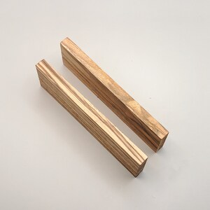 Bocote Knife Handles, DIY Knife Handles, Exotic Wood, Hardwood ...